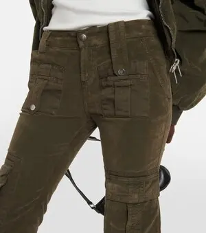 Blumarine Low-rise Flared Cargo Pants