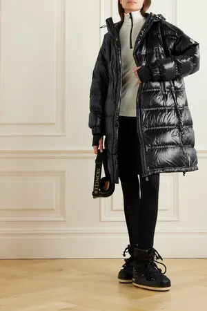 Moncler Rochelair Hooded Padded Quilted Shell Down Parka