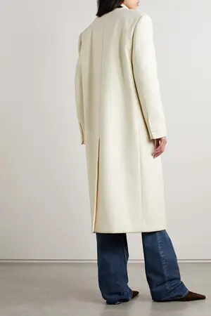 NILI LOTAN Edmont Double-breasted Wool-blend Coat