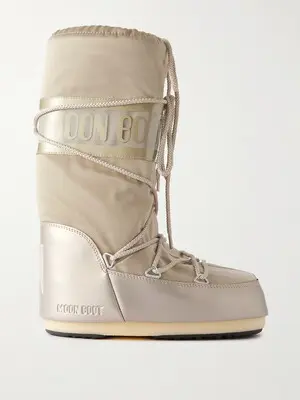Moon Boot Icon Glance Snow Boots - Silver