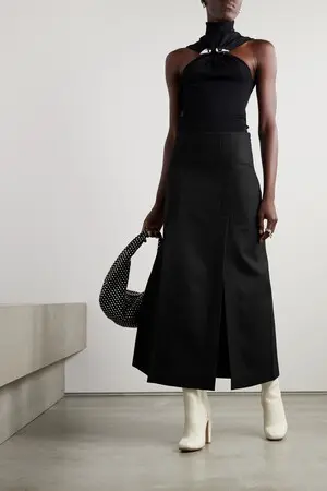 Proenza Schouler Wool-blend Felt Maxi Skirt