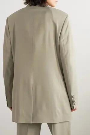 Acne Studios Double-breasted Herringbone-jacquard Blazer