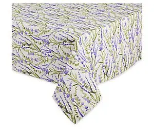 DESIGN IMPORTS 52'x52' Lavender Fields Printed Blecloth - One-color