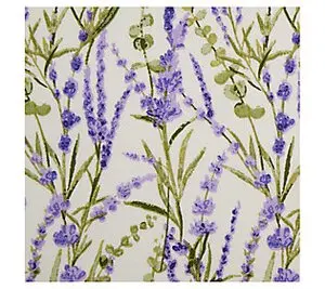 DESIGN IMPORTS 52'x52' Lavender Fields Printed Blecloth