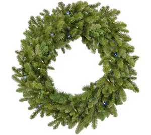 FRASER HILL FARM 48' Grandland Artificial Holid Y Wreath - One-color