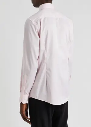 Eton Cotton-twill Shirt - Pink