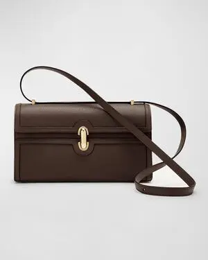 Savette The Symmetry 26 Leather Top-handle Bag - Coffee