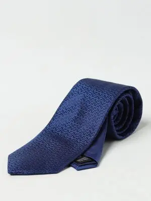 Michael Kors Michael Kors Jacquard Monogram Silk Neck Tie Blue 2