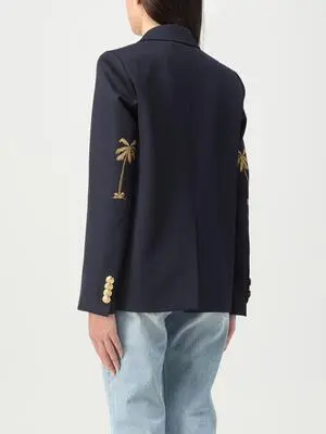 Palm Angels Double Breasted Embroidered Jacket