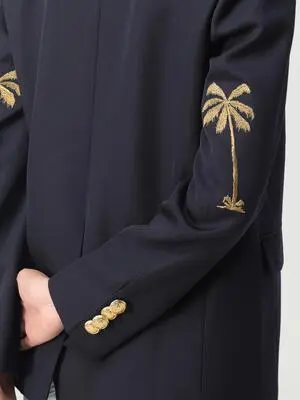 Palm Angels Double Breasted Embroidered Jacket