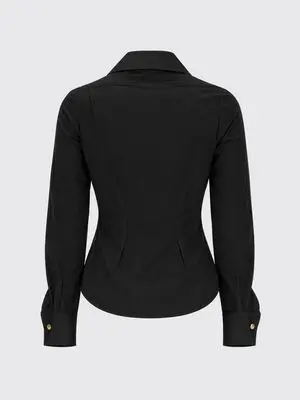 VIVIENNE WESTWOOD Cotton Ruched Shirt - Black