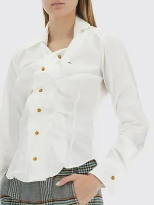 VIVIENNE WESTWOOD Cotton Poplin Shirt - White