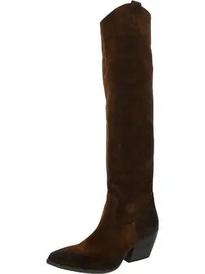 Vince Camuto Glissonda Womens Suede Tall Overtheknee Boots - Multi