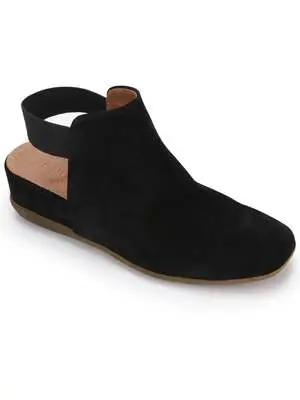 KENNETH COLE Etsu Womens Suede Squaretoe Ankle Boots - Black