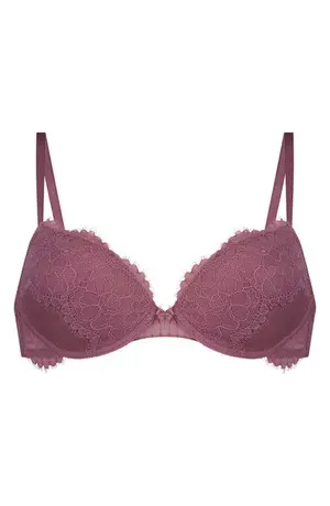 Hunkemoller Bliss Padded Underwire Bra - Grape Nectar