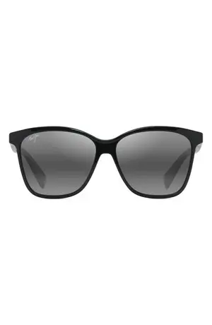 Maui Jim Square Sunglasses - Gloss Black