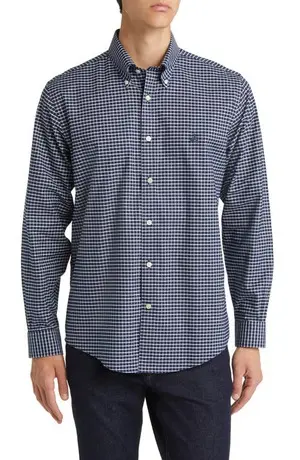 Brooks Brothers Non-iron Button-down Oxford Shirt - Navywp