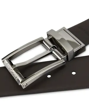 Emporio Armani Reversible Leather Buckle Belt