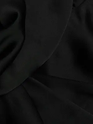 Simkhai Talita Draped Front Maxi Dress - Black
