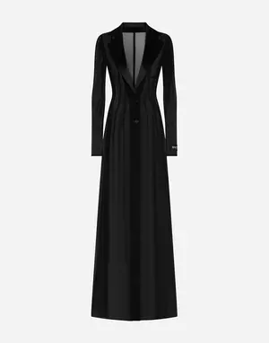 Dolce & Gabbana Silk Chiffon Duster Coat