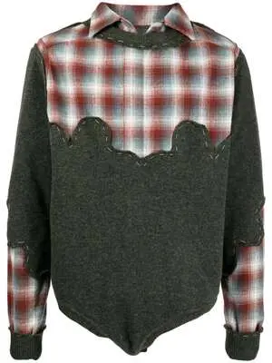MAISON MARGIELA X Pendleton Yoke-detail Jumper