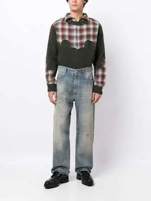 MAISON MARGIELA X Pendleton Yoke-detail Jumper