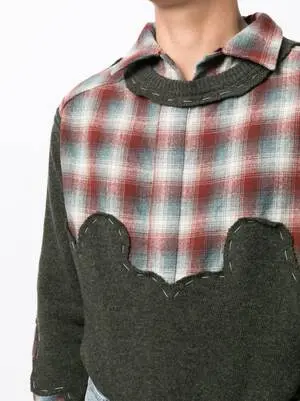 MAISON MARGIELA X Pendleton Yoke-detail Jumper