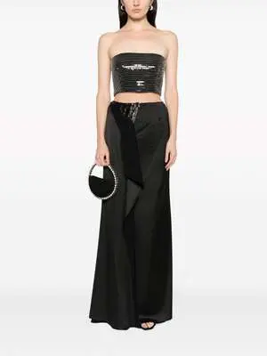 GEMY MAALOUF Sequined Bandeau Top