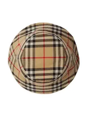 Burberry Vintage Check Bucket Hat - Neutrals