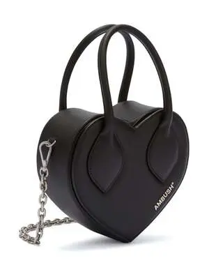AMBUSH Heart-shaped Shoulder Bag - Black