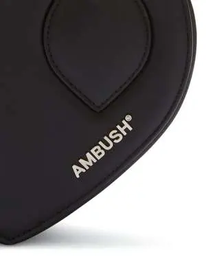 AMBUSH Heart-shaped Shoulder Bag - Black