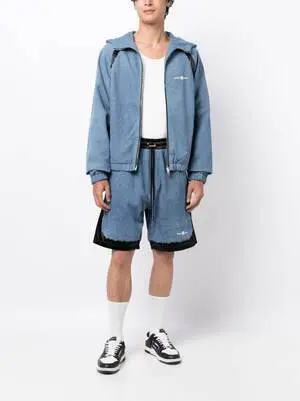 Amiri Logo-print Denim Track Jacket