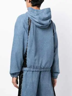 Amiri Logo-print Denim Track Jacket