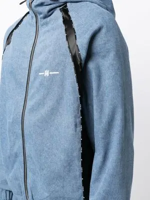 Amiri Logo-print Denim Track Jacket