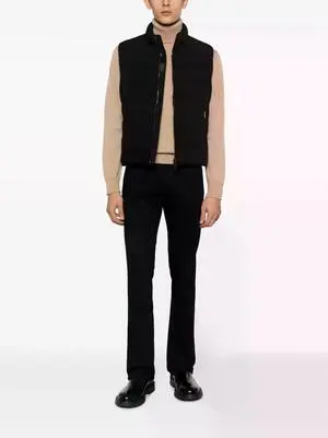 MOORER Padded Gilet With Logo Tag