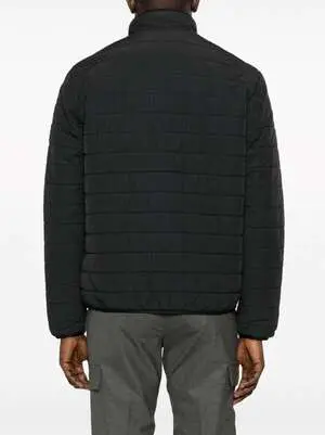 Tommy Hilfiger Logo-embroidered Padded Jacket - Black
