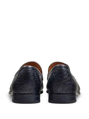 FERRAGAMO Gancini Loafers - Black