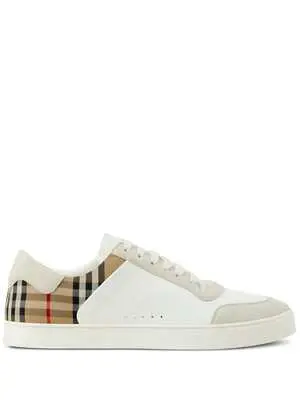 Burberry Check Panel Sneakers