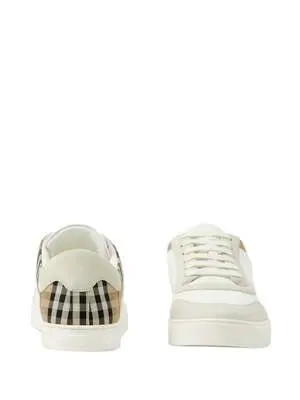 Burberry Check Panel Sneakers