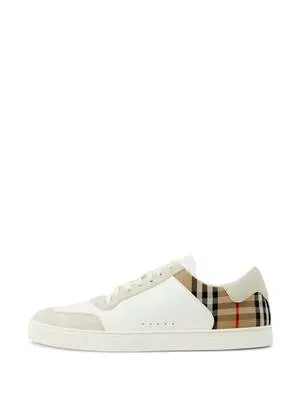 Burberry Check Panel Sneakers