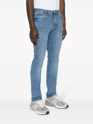 Tommy Hilfiger Mid-rise Slim-cut Jeans - Blue