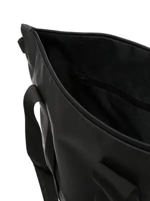 Rains Mini Logo-embossed Tote Bag - Black