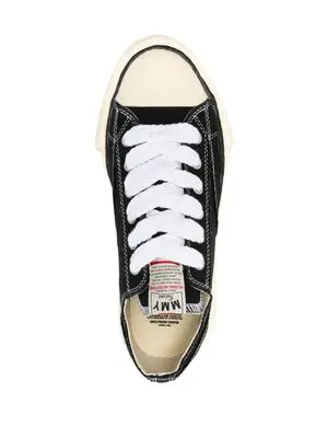 Mihara Yasuhiro Logo-patch Lace-up Sneakers - Black