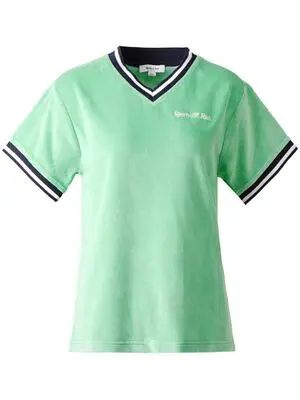 Sporty & Rich V Neck T-shirts For Women