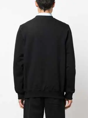 Casablanca Le Joueur Cotton Sweatshirt - Black