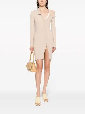 Jacquemus La Robe Maille Colin Dress - Neutrals