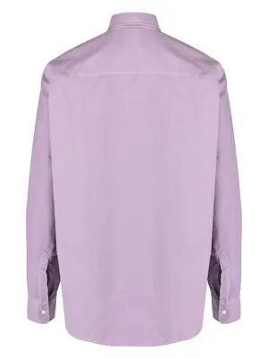 Aspesi Long-sleeve Cotton Shirt - Purple