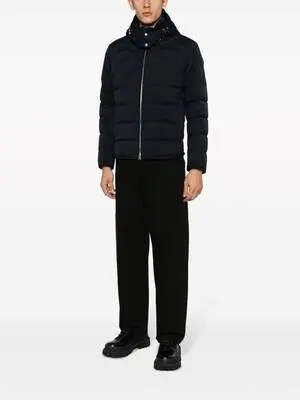 Moncler Logo Embroidered Cotton Track Pants