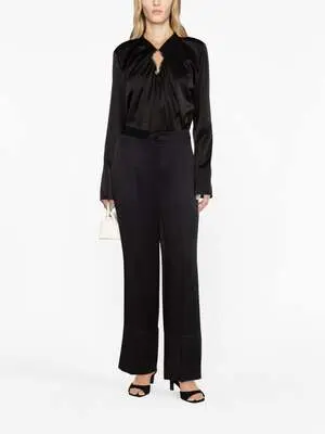 LANVIN Draped Long-sleeved Blouse