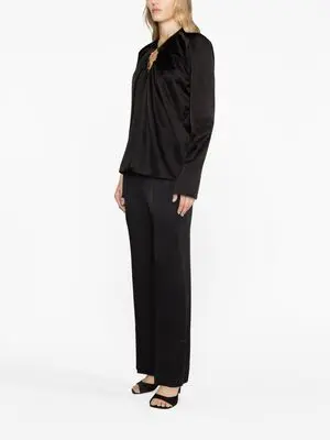 LANVIN Draped Long-sleeved Blouse